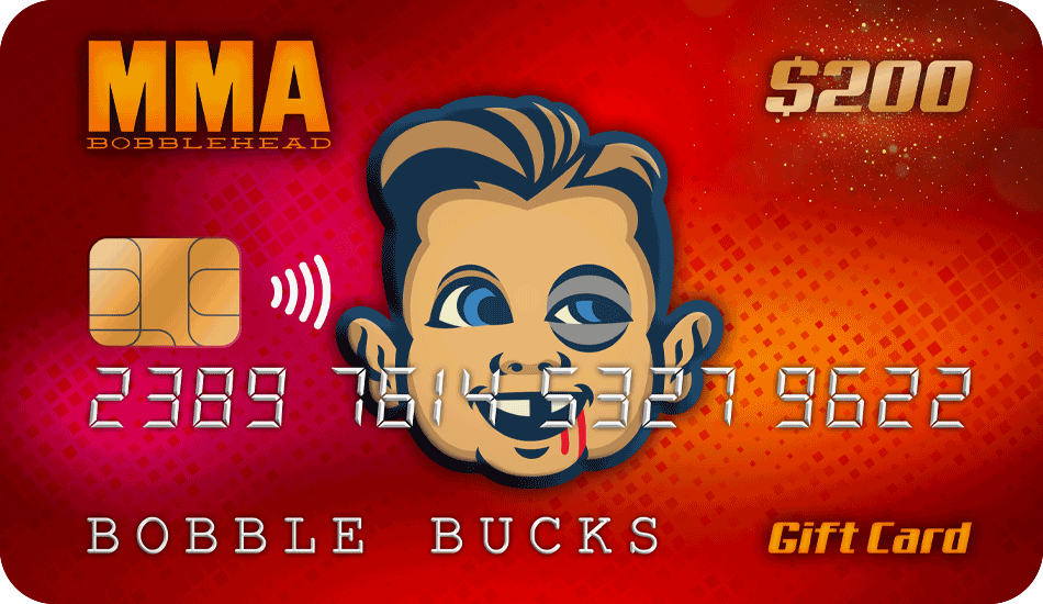 MMA Bobblehead $200 Gift Card