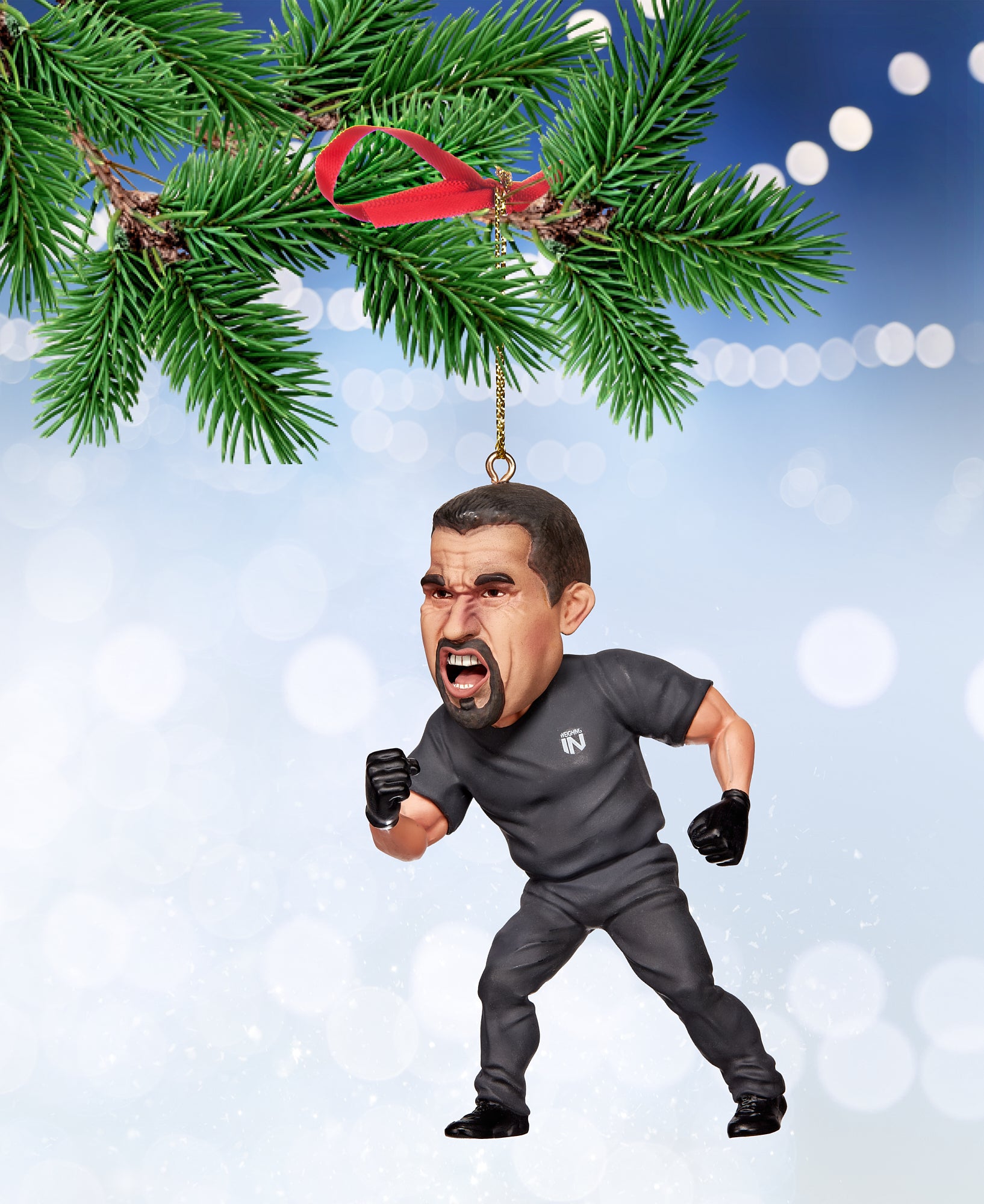 John McCarthy Christmas Ornament – MMA Bobblehead